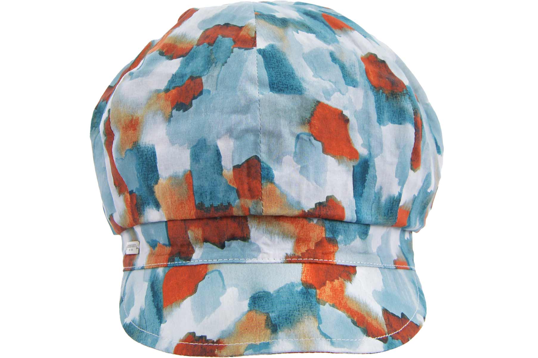SEEBERGER women cut and sewn cap »fabric balloon cap with watercolor ...