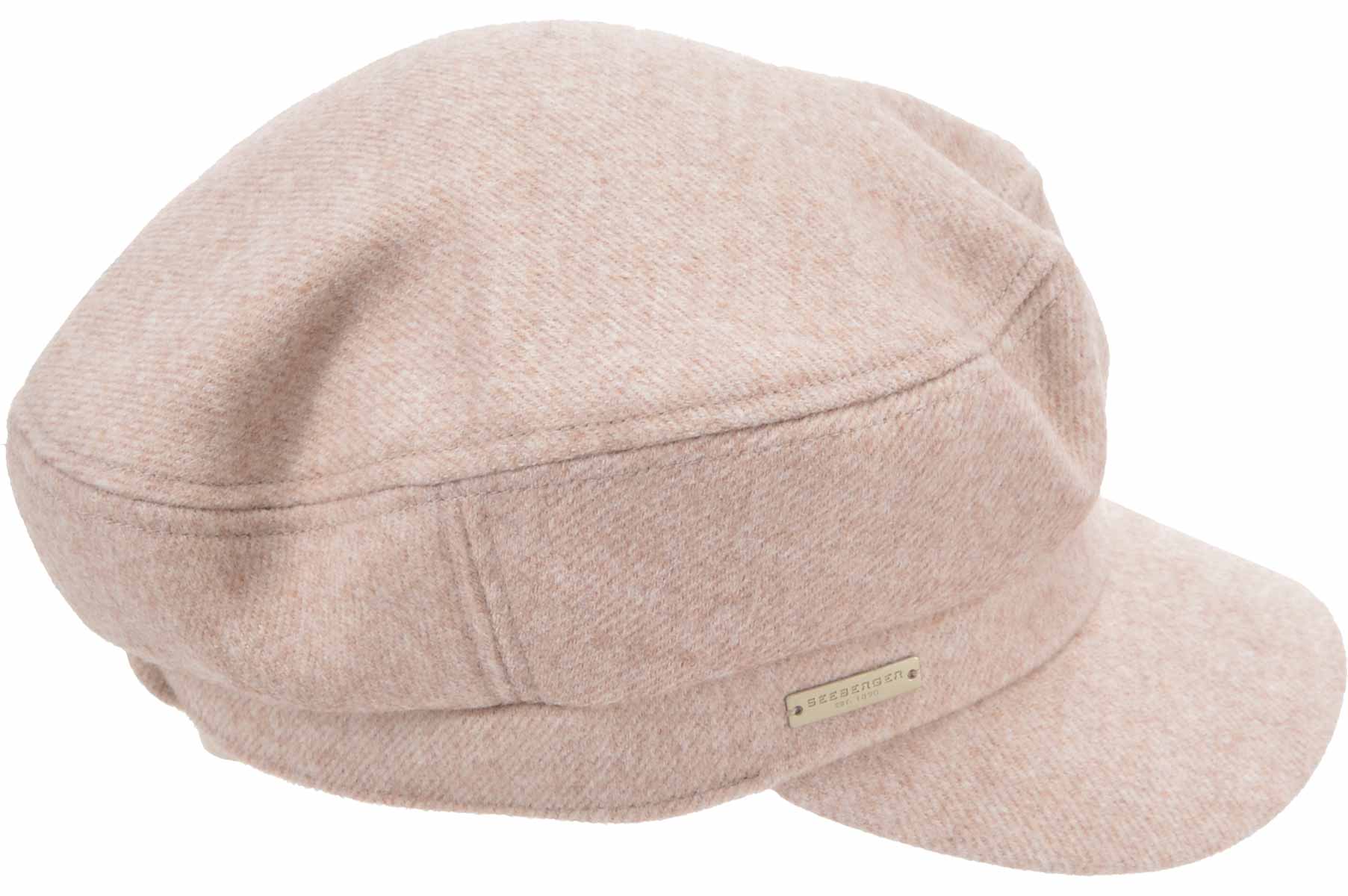 SEEBERGER women cut and sewn cap »woolmixfabric military cap 18378-0 ...