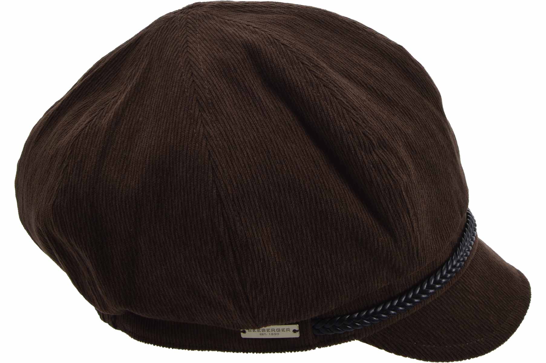 SEEBERGER women cut and sewn cap »velvet balloon cap with structure ...