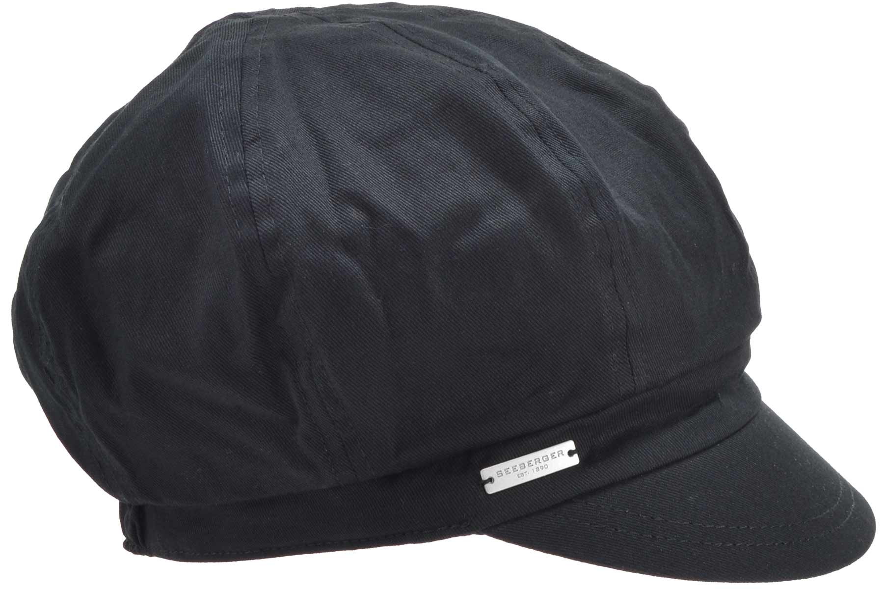 SEEBERGER women cut and sewn cap »cotton fabric balloon cap 54961-0 ...